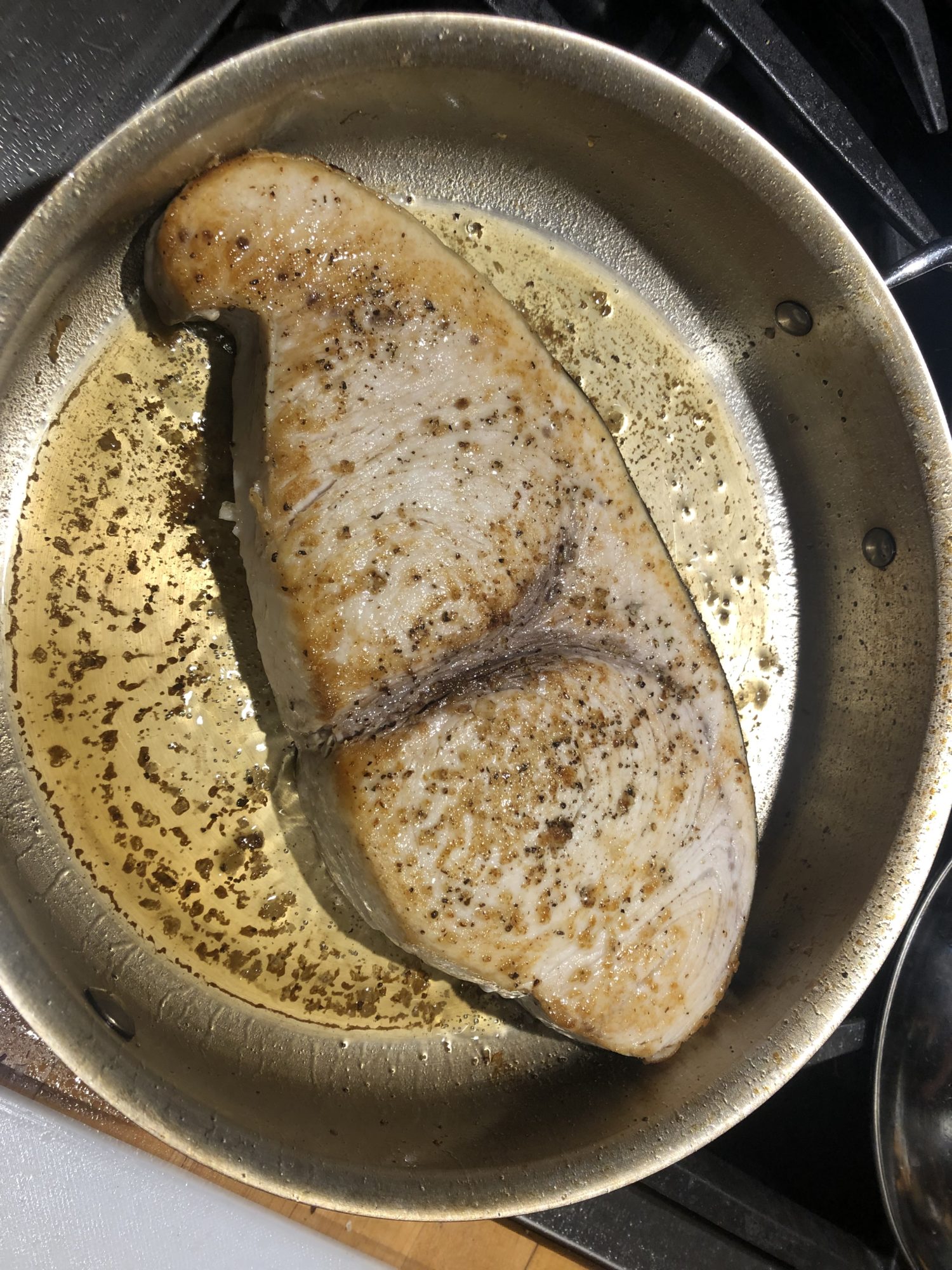 SWORDFISH WITH PRESERVED LEMON AND CAPERS – John Pleshette Meal of the Week